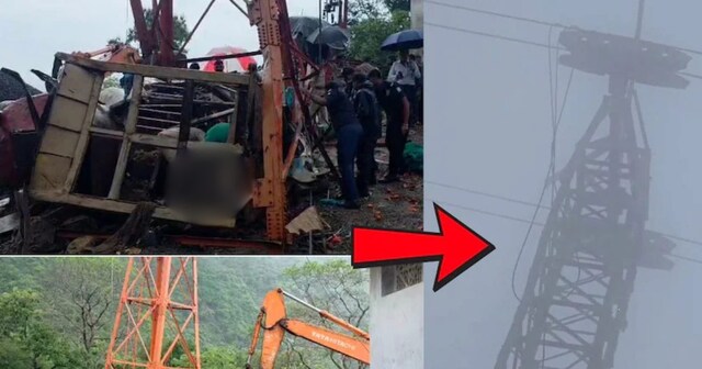 पावागढ़ में रोपवे टूटने से बड़ा हादसा, 6 लोगों की मौत... मौके पर पहुंची ...