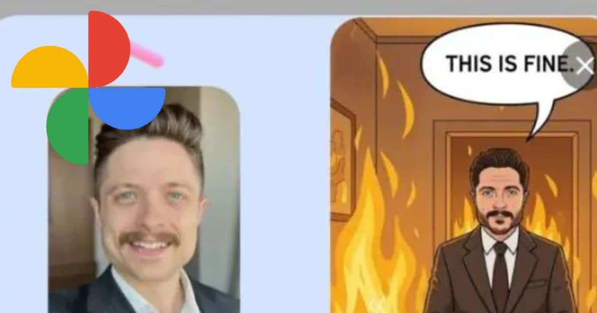 google photo new feature update turn your picture into meme with AI ...