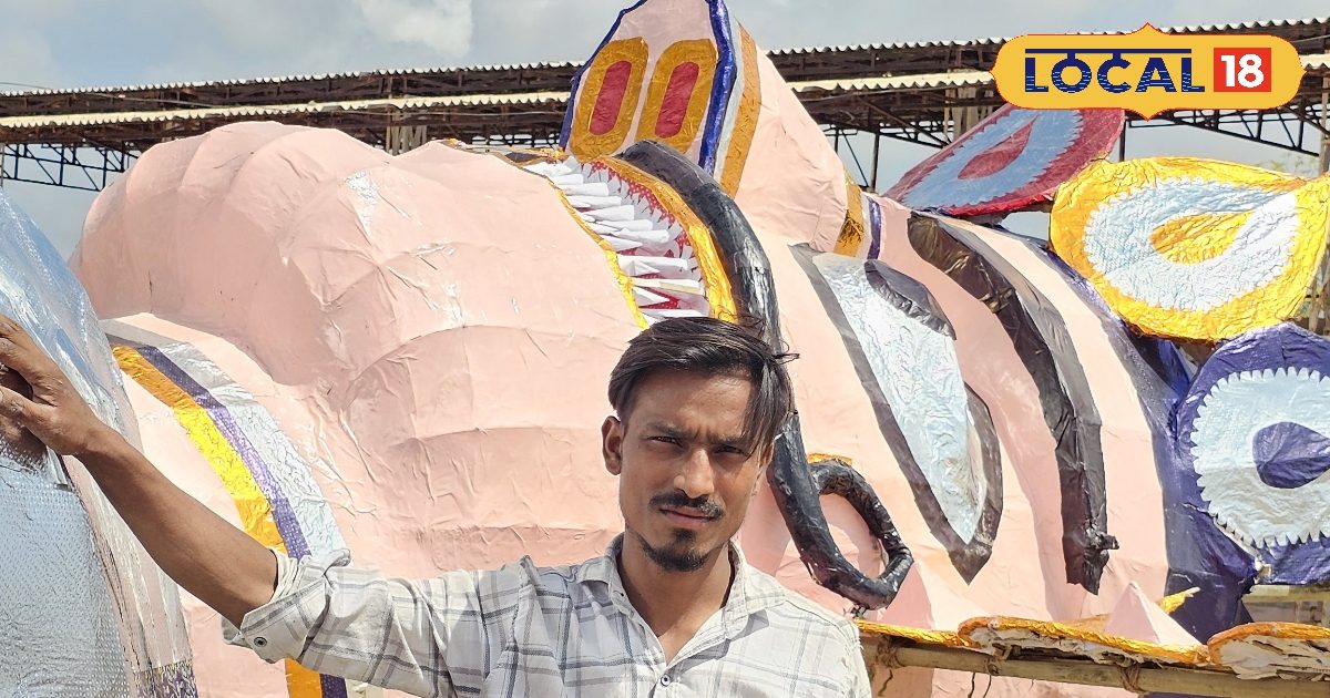 बाड़मेर में मथुरा परिवार बना रहा विशाल रावण, दशहरे पर कौमी एकता और ...