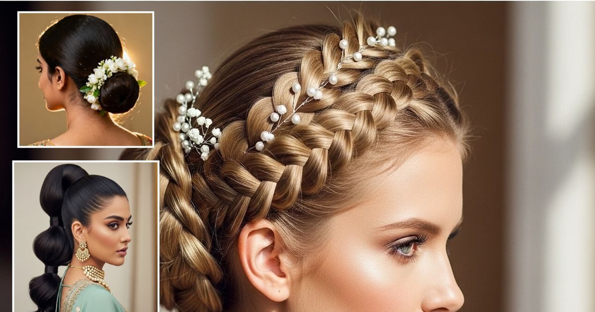 Diwali hairstyles for short and long hair। दीपिका पादुकोण जैसा दिवाली ...