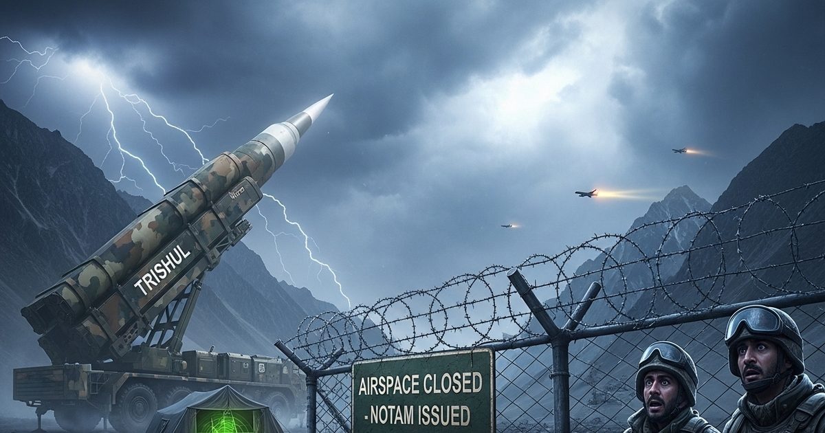 Pakistan NOTAM | India Trishul Exercise- भारत के 'त्रिशूल' से डर गया ...