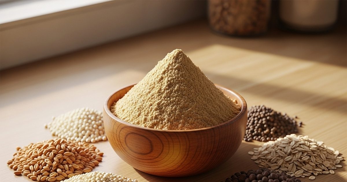 homemade multigrain flour। घर पर मल्टीग्रेन आटा बनाने की आसान और हेल्दी ...