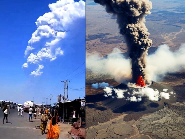 Ethiopia Volcano Eruption India: Hayli Gubbi Volcano Erupts After 10000 ...