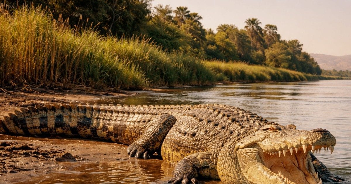 21 Feet Long Crocodile Found In Nile River, Largest Ever Recorded | डायनासोर के जमाने का 'दानव ...