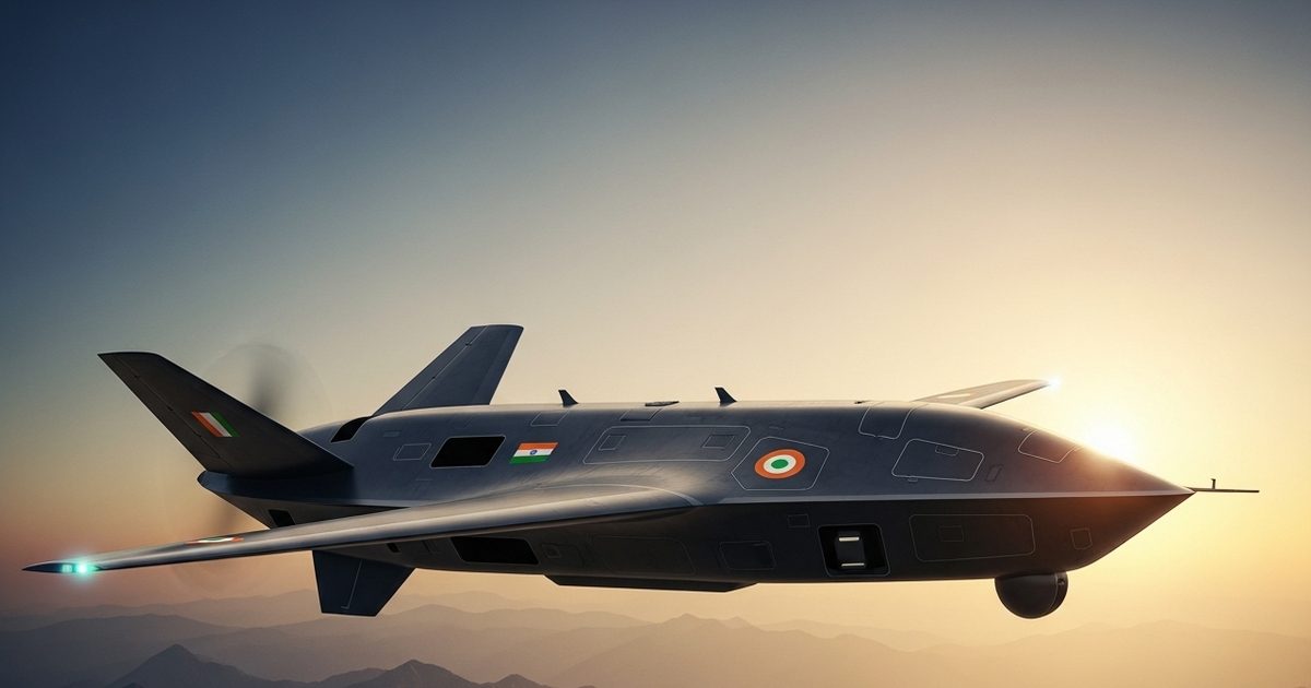 Indian Stealth Loitering Drone | Indian New Stealth Drone- 150KG वजन ...