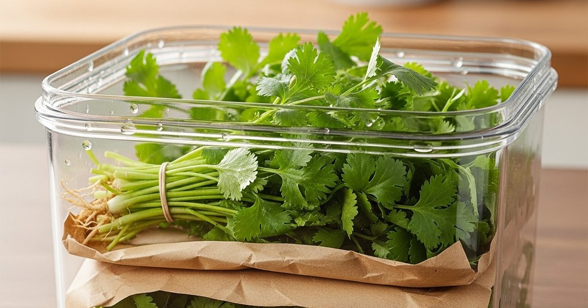 How to keep coriander fresh। फ्रिज में धनिया स्टोर करने की ट्रिक ...