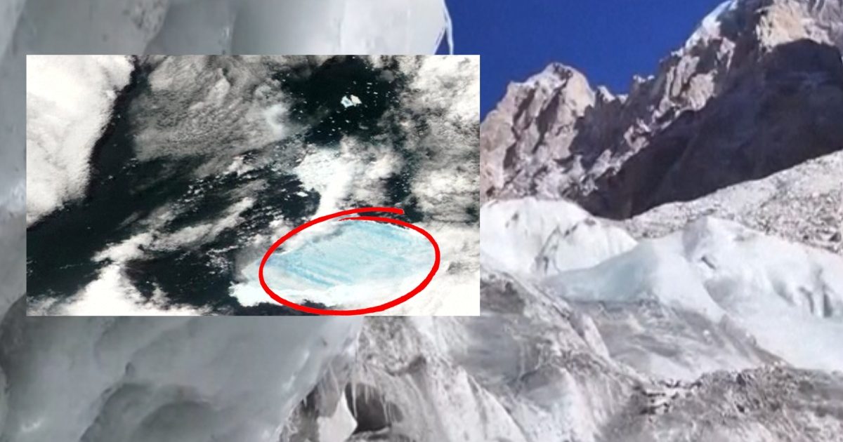 China Satellite Captures A23a Death video | China Satellite Ice Monster ...