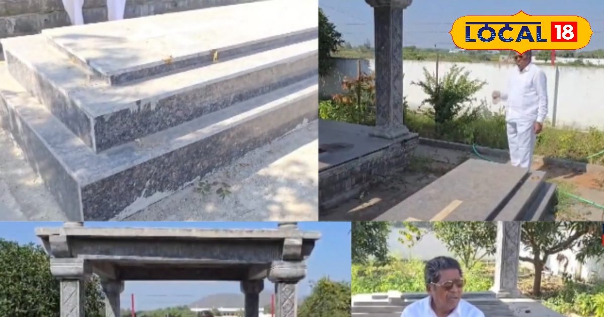 Luxury Grave India | Elderly Man Built Own Grave | Unique Death Story ...