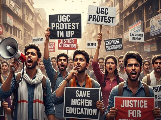 UGC New Rules : यूजीसी के नए नियमों पर UP में घमासान, गाजीपुर से लेकर ...
