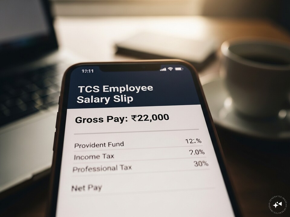 TCS Employee Salary Slip | Viral Post | Viral Story| TCS कर्मचारी की ...