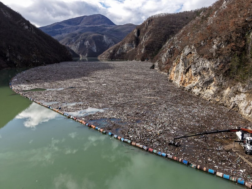Drina River Waste Crisis: Thousands of Tons of Trash Clog Bosnia's ...