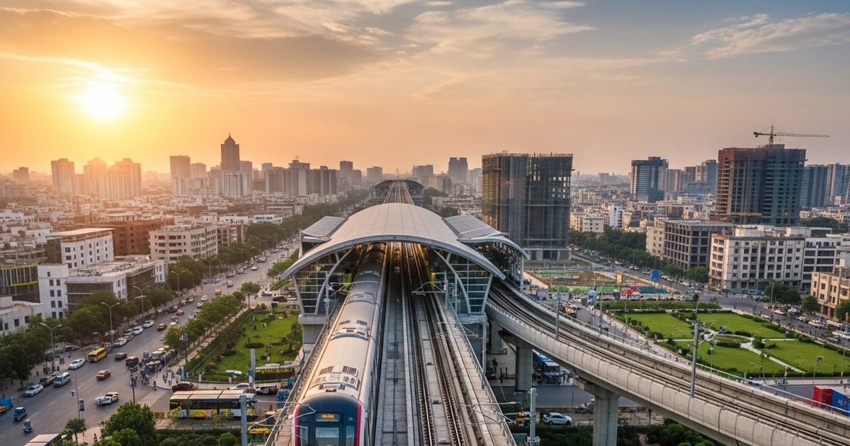 Noida Metro's Aqua Line extended| Noida Metro Extension| Aqua Line ...