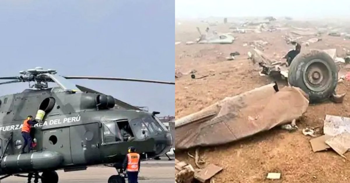 Plane crash news| Military Helicopter Mi-17 Crash | peru Chopper Wrecks ...