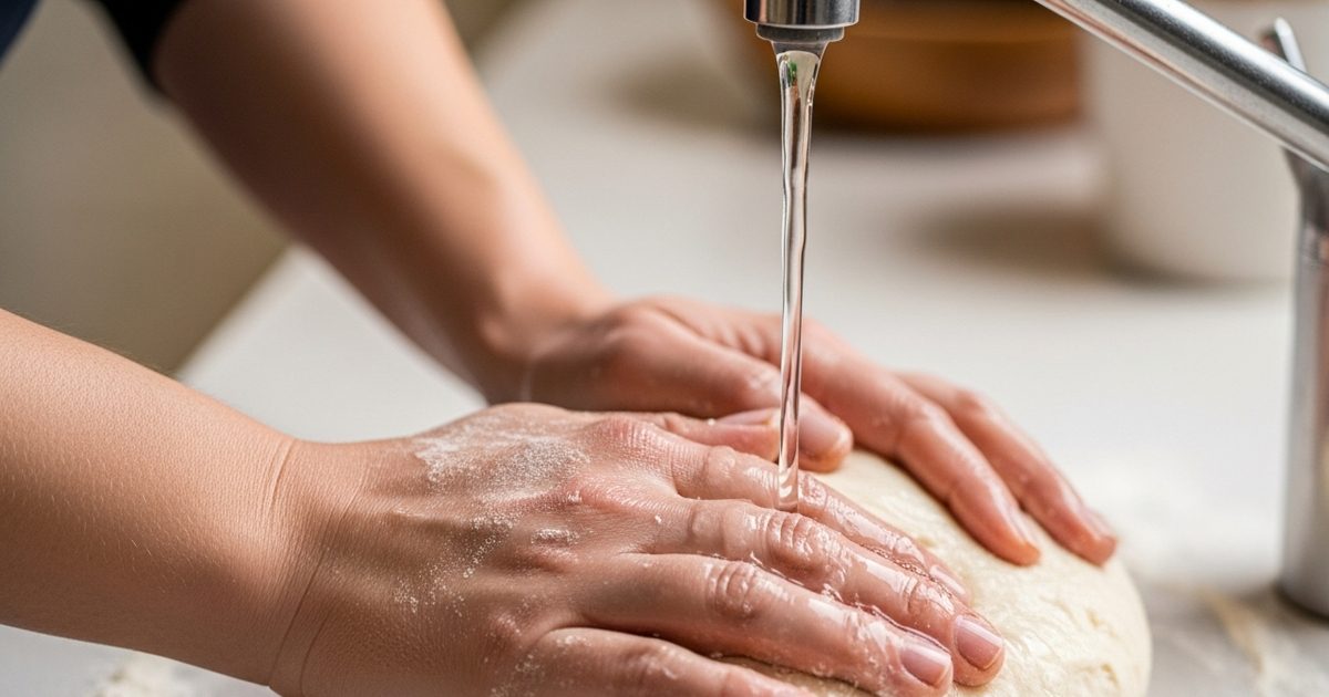 Kneading dough under tap। नल के नीचे आटा गूंथने का तरीका - News18 हिंदी