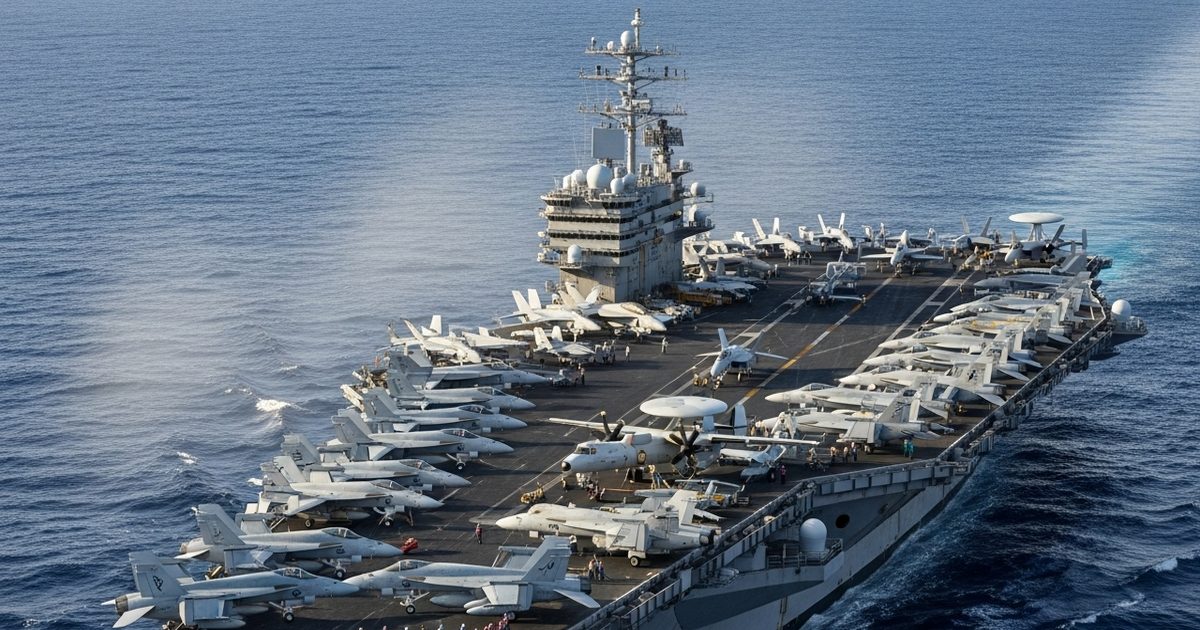 USS George HW Bush Iran: US Iran Ka Yudh | Iran Navy News | USS Abraham ...