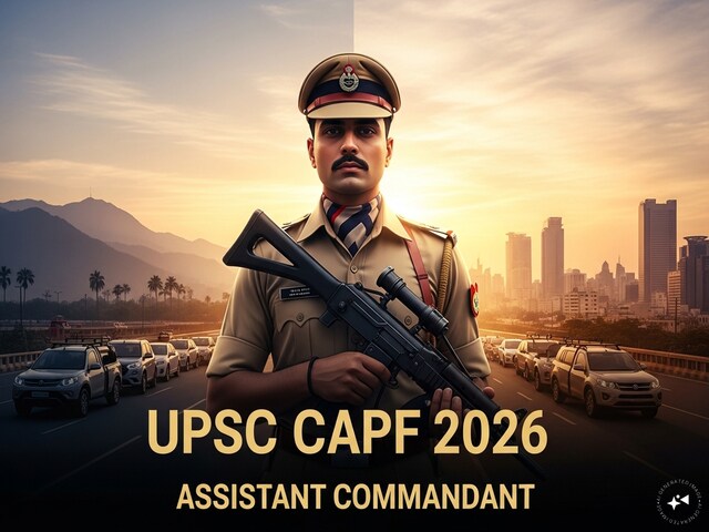 UPSC CAPF Assistant Commandant 2026 recruitment process and rules ...