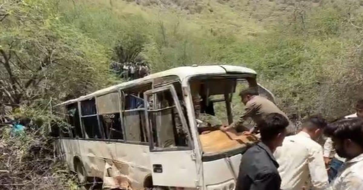 Pushkar Ghati Bus Accident Ajmer News| अजमेर बस हादसा पुष्कर घाटी ...