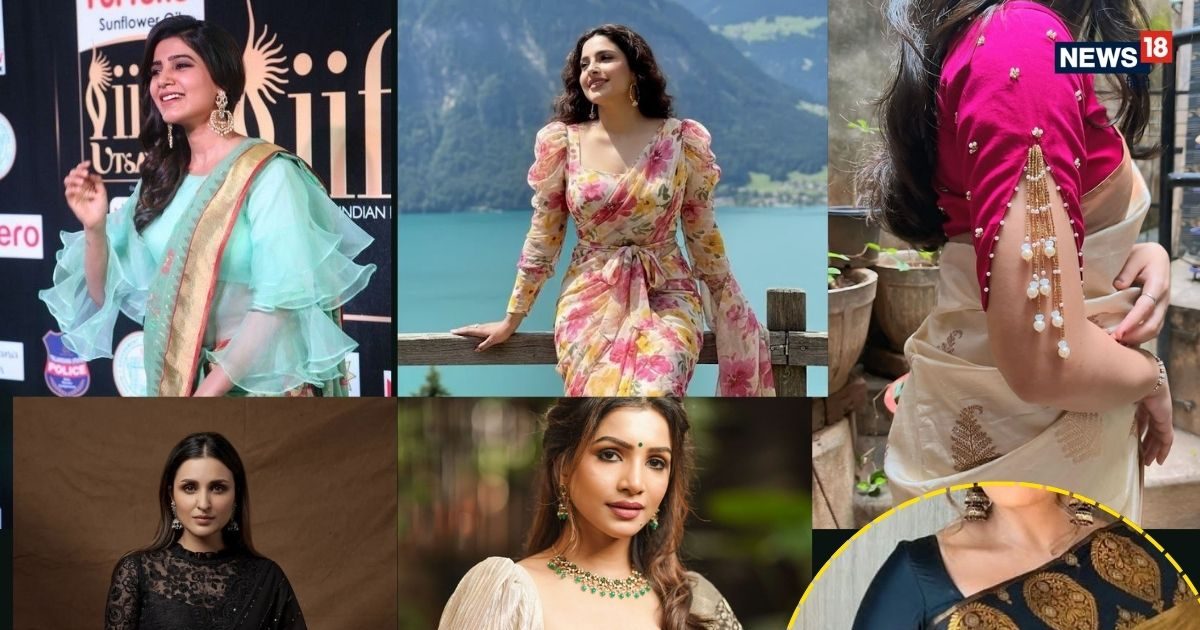 हर साड़ी के साथ जचेंगे ब्लाउज की ये 9 स्टाइलिश बाजू डिजाइन, बदल जाएगा ...