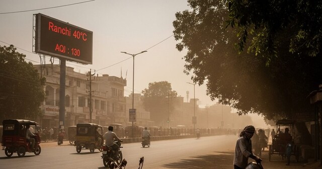 Jharkhand Aaj Ka Mausam: 42°C पारा, धूल भरी हवाएं! झारखंड में झुलसाने ...