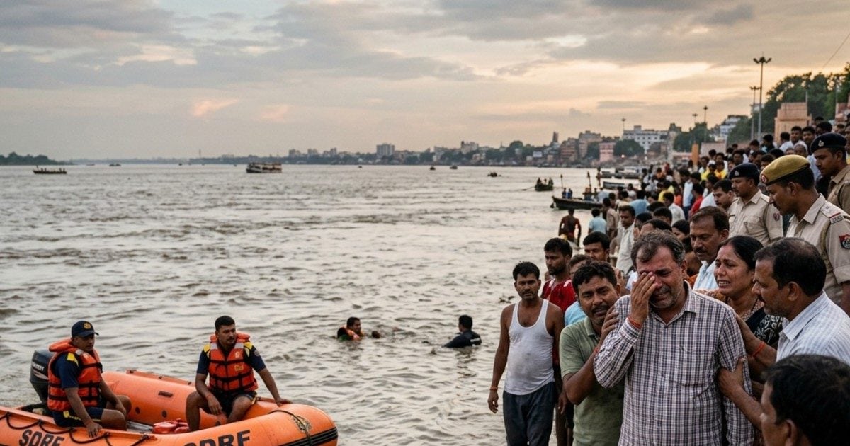 two school students drown while ganga bathing at janardan ghat in patna ...