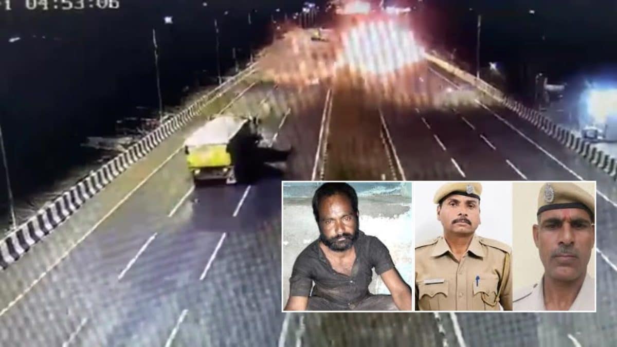 भीलवाड़ा में ट्रक ने पुलिसकर्मियों को रौंदा | Bhilwara GRP Police ...