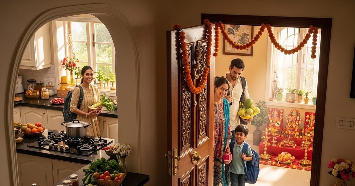 सुख-शांति चाहिए? भूलकर भी मुख्य द्वार, किचन और पूजा स्थान न रखें खाली ...