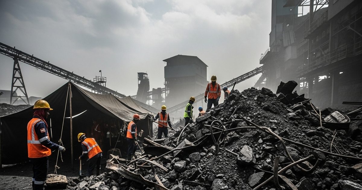 dhanbad bccl coal washery accident three workers die crushed under debris