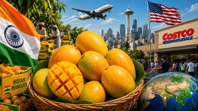Indian Mangoes in US: India Mango Diplomacy| Mango Rate in US| अमेरिका ...
