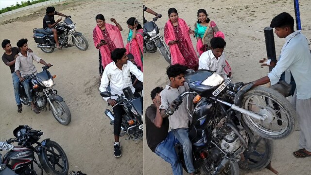 बाइक से स्टाइल दिखा रहा था युवक, अचानक खो बैठा कंट्रोल, पेट्रोल पंप पर ...