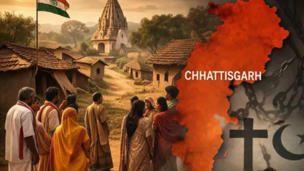 बस्तर में 300 लोगों का धर्मांतरण, अब जंगल की जमीन पर चर्च बनाने की थी ...
