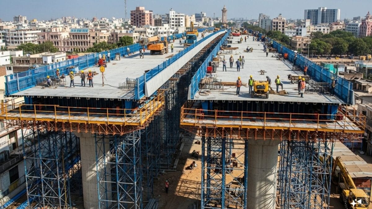 139 करोड़ लागत, 72 मीटर कुल लंबाई, इंदौर में रेलवे लाइन के ऊपर बनेगा ...
