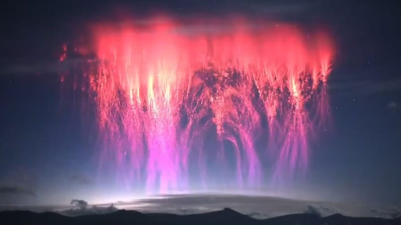 Mysterious Light Seen in Sky: Mysterious Night Light| आधी रात को आसमान ...