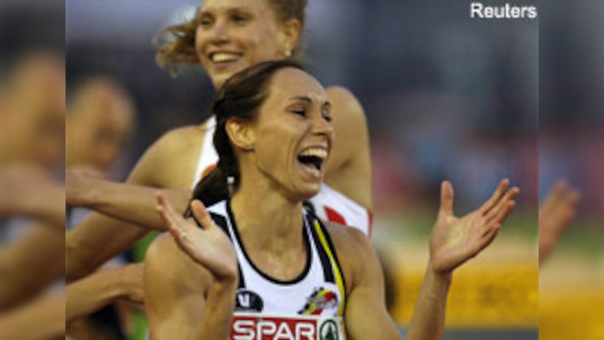 Kim Gevaert sprints to double glory - News18