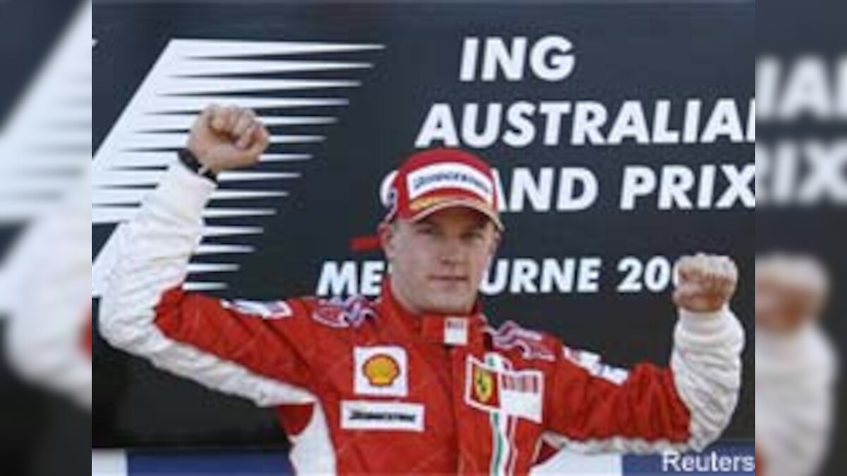 Kimi debuts with Australian GP win