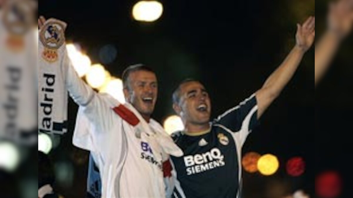 Perfect farewell for Beckham, Carlos - News18