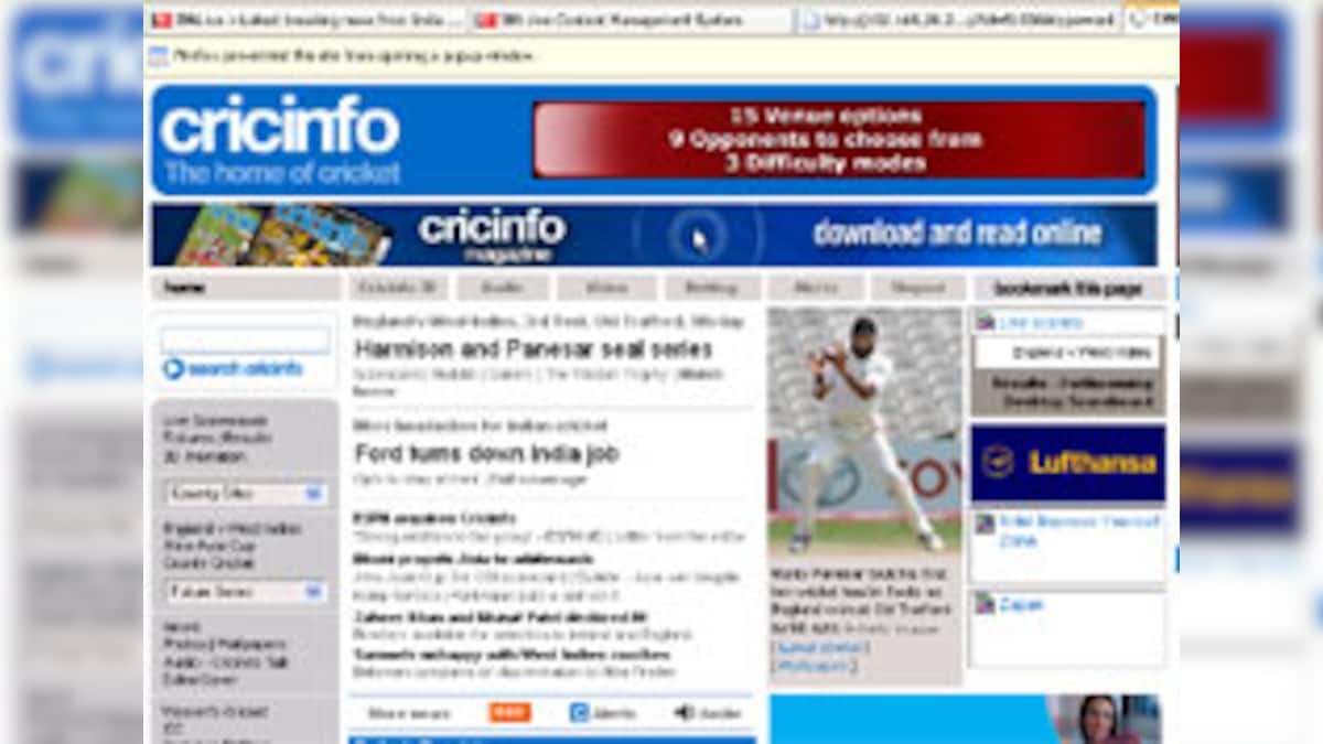 ESPN buys cricket website Cricinfo - News18