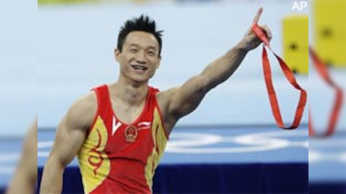 China's Yang Wei wins indivividual gymnastics gold