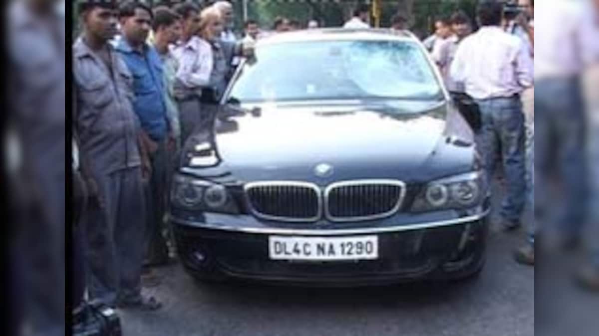 BMW 3: Yet another rash driver injures a biker couple - News18