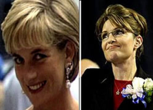 Princess Diana was distant cousin of Sarah Palin