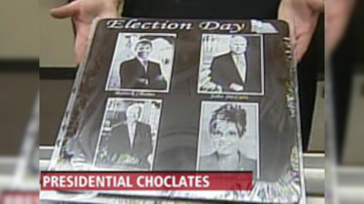 Sweet face-off: Obama, McCain etched on chocolates - News18