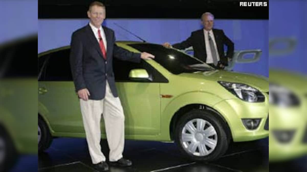 Ford launches small car Figo in India - News18