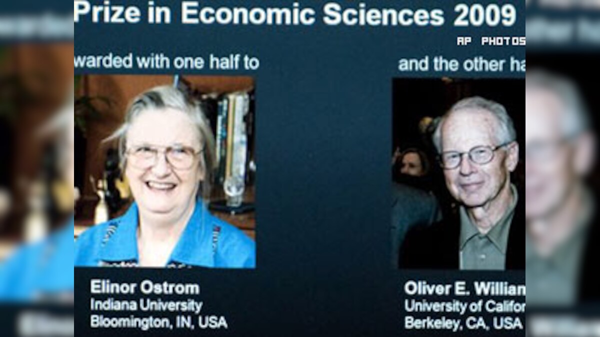 Americans Ostrom, Williamson win Nobel economics - News18