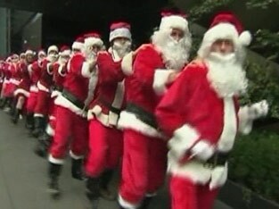 Watch: Santa Claus takes a dig at Woods - News18