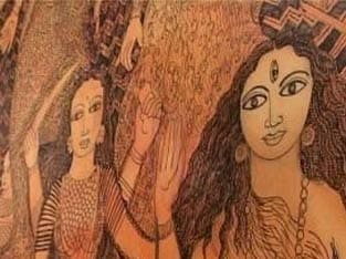 Jayasri's paintings all about art, God and glamour - News18