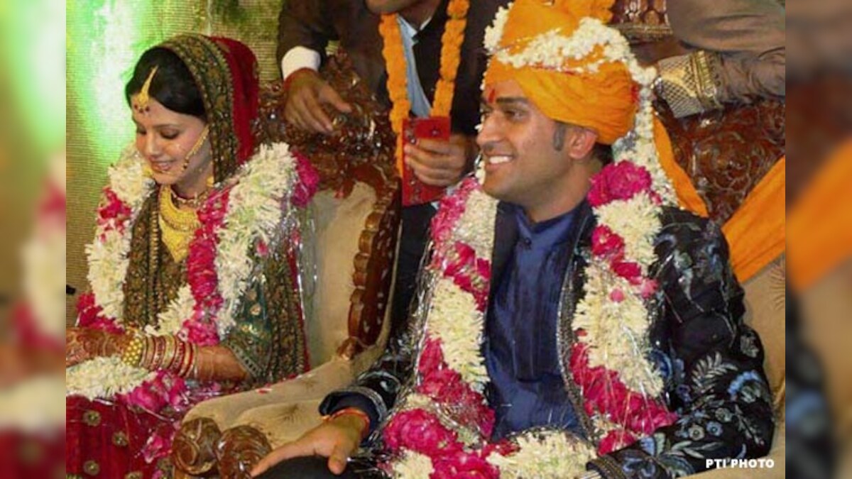 MSD ties the knot with longtime friend Sakshi
