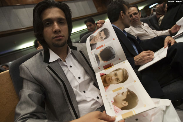 In pics: Iran fashion police cracks on hairstyle