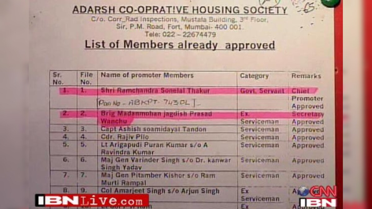 Adarsh scam: Army officers role to be probed