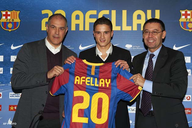 Barcelona Team 2007 Ibrahim Afellay