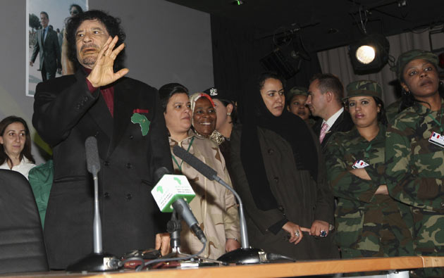 Muammar Gaddafi's famous female bodyguards - Photogallery