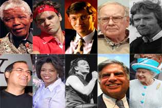 Top 10: World's most respected celebrities - News18